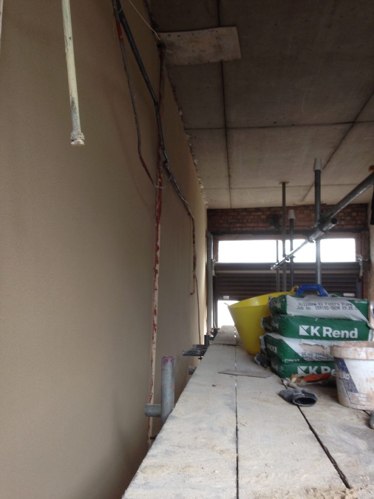 Lime render with heavier texture - Approved Plastering Systems
